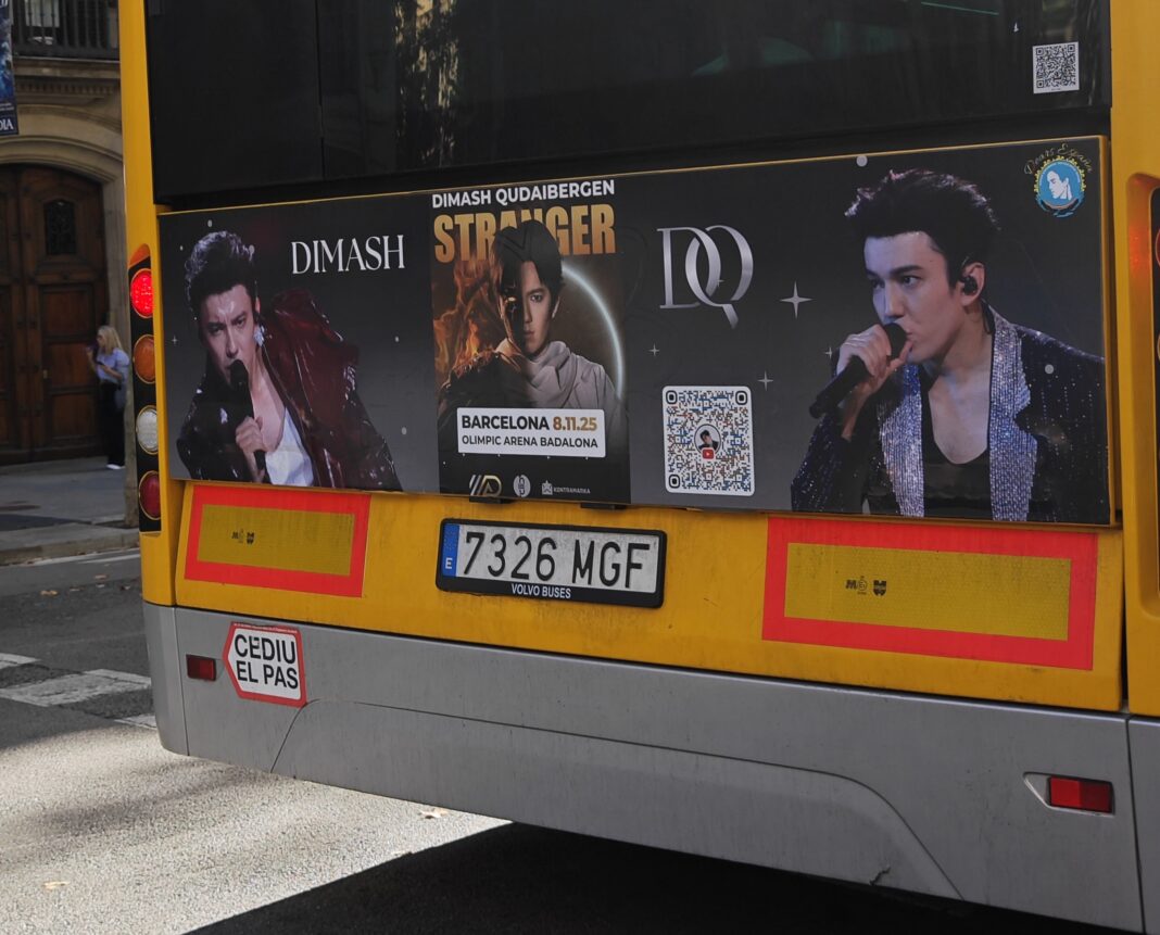 Spanish Fans Launch Bus Ads Ahead of Dimash's Barcelona ...